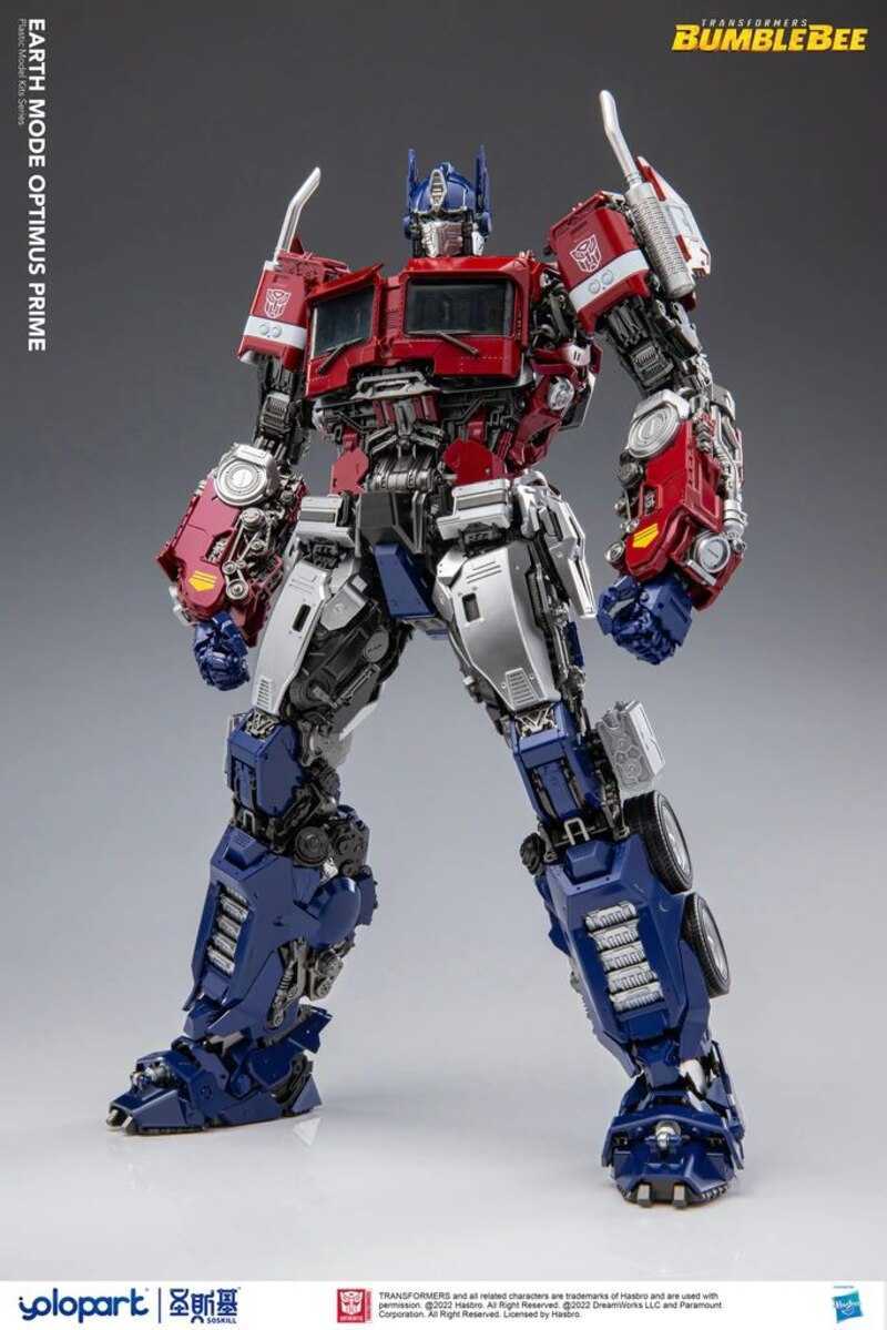 Yolopark Earth Mode Optimus Prime (Bumblebee movie) PLAMO model kit up ...