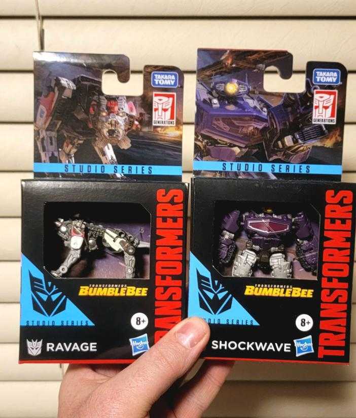 Transformers Studio Series Wave 1 Core And Generations Selects Black ...