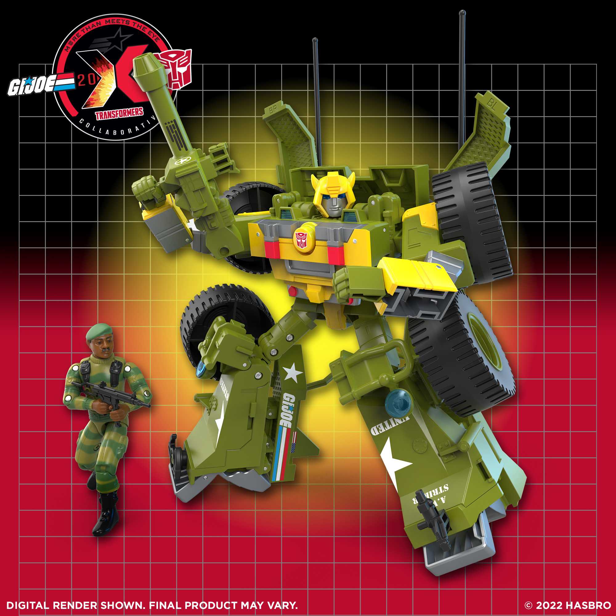 New GI Joe Transformer Crossover Toy with Bumblebee and Stalker ...