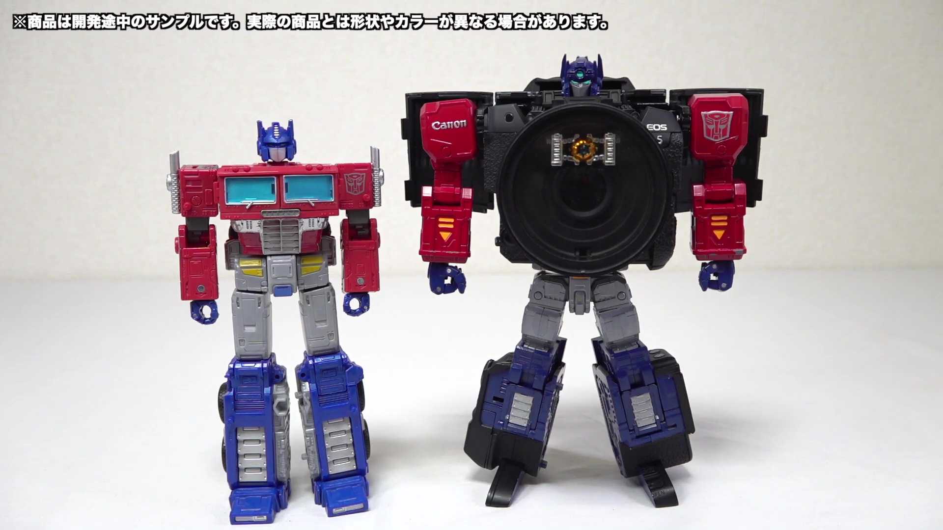 Canon x Transformers Optimus Prime R5 In-Hand Images - Children of Primus