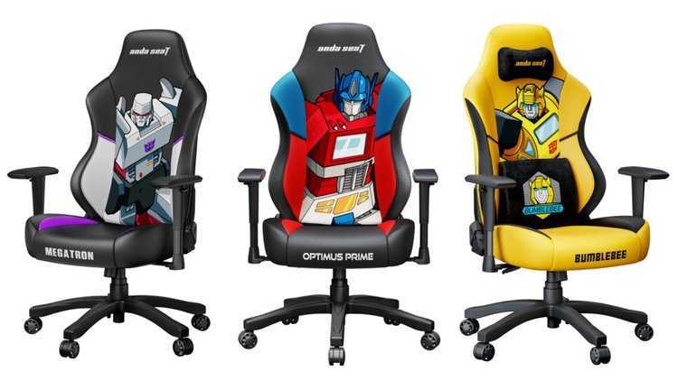 Officially Licensed Transformers Edition Premium Gaming Chairs By Anda ...