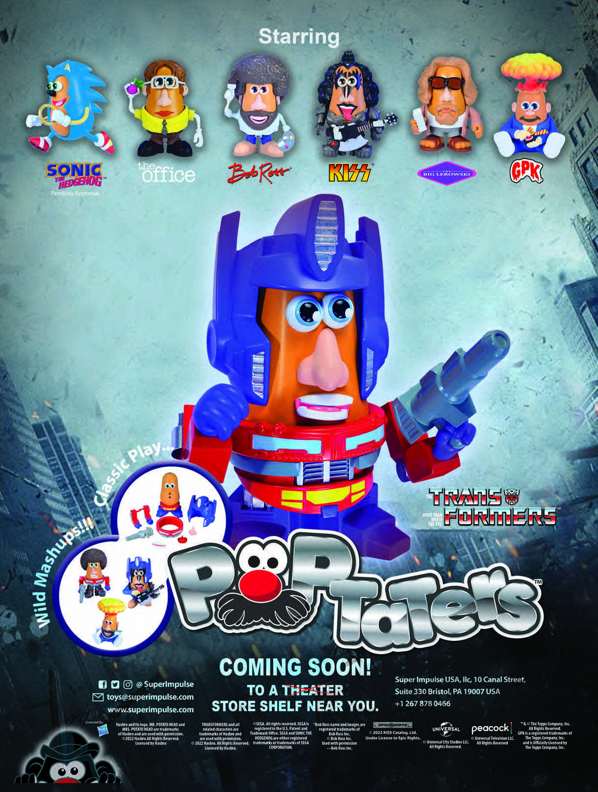 New Poptaters Transformers Optimus Prime By Super Impulse - Children of ...