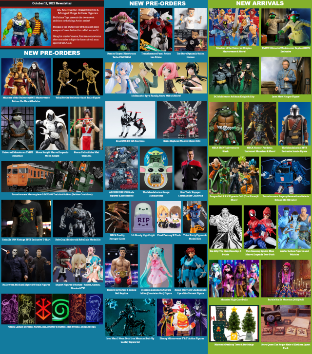 BBTS News: DC Multiverse, MOTU, Yokai Series Skeleton, Universal ...