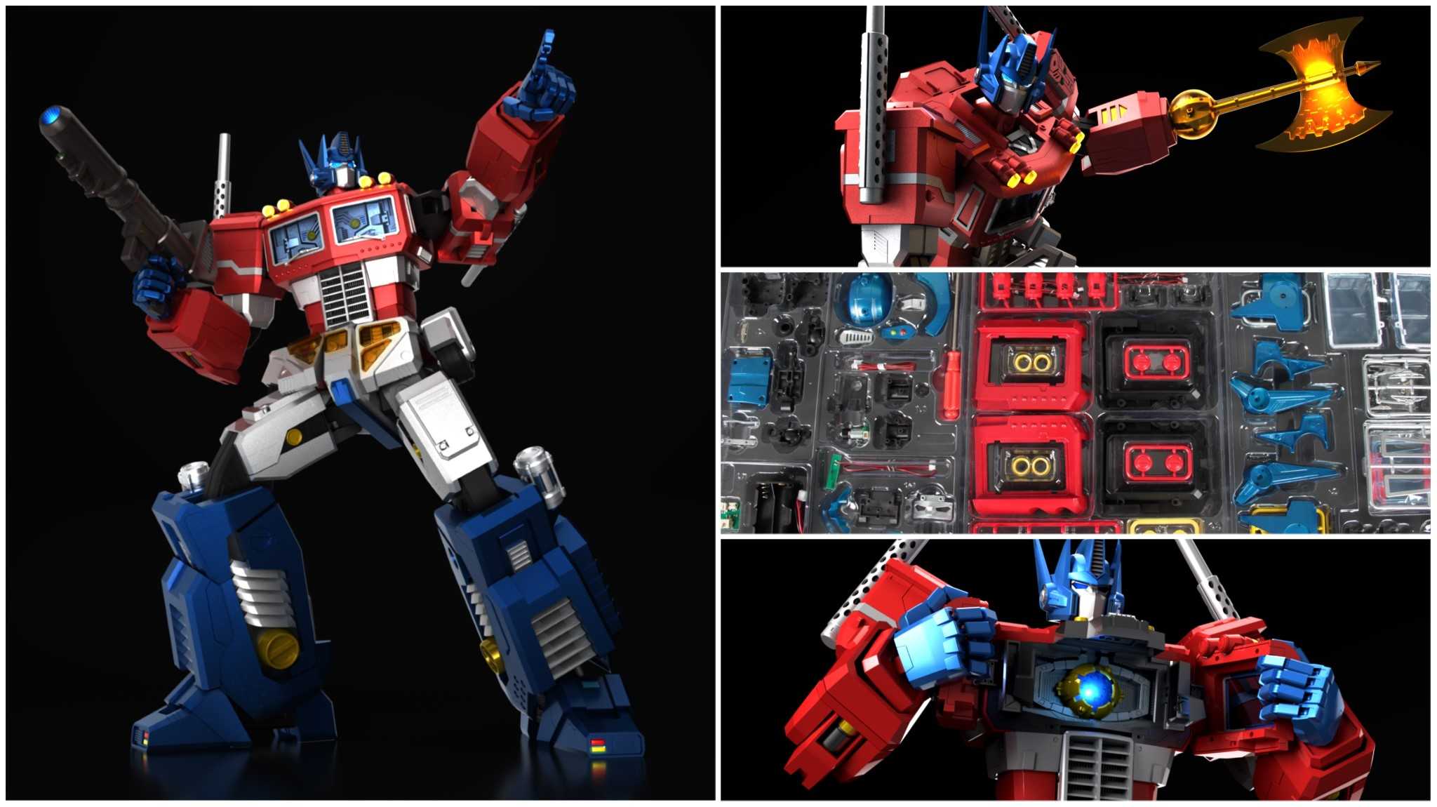 Agora Models Optimus Prime Details – 38 Inch Die-Cast Model Kit ...