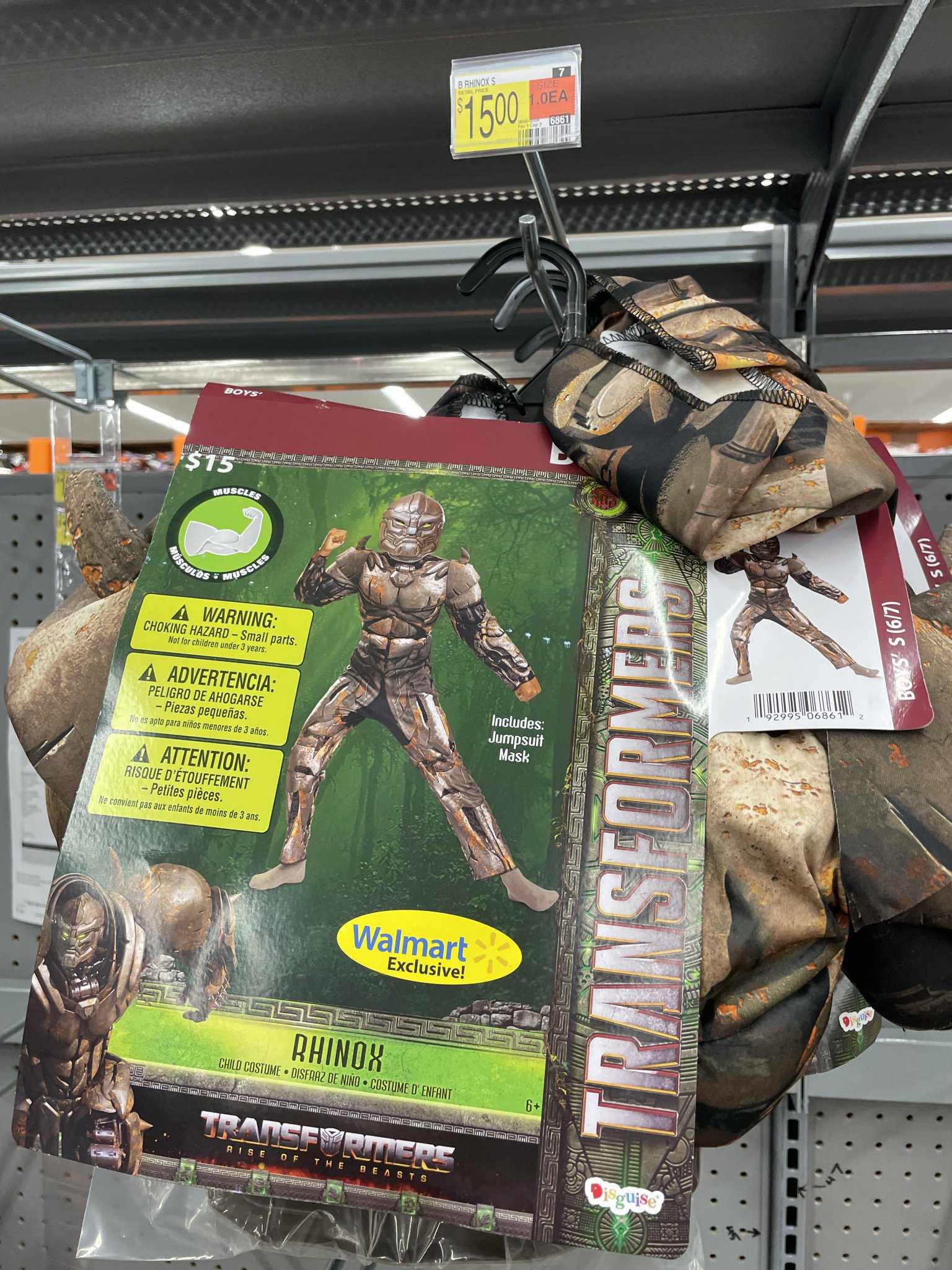 Transformers Rise Of The Beasts Rhinox & Bumblebee Halloween Costumes ...