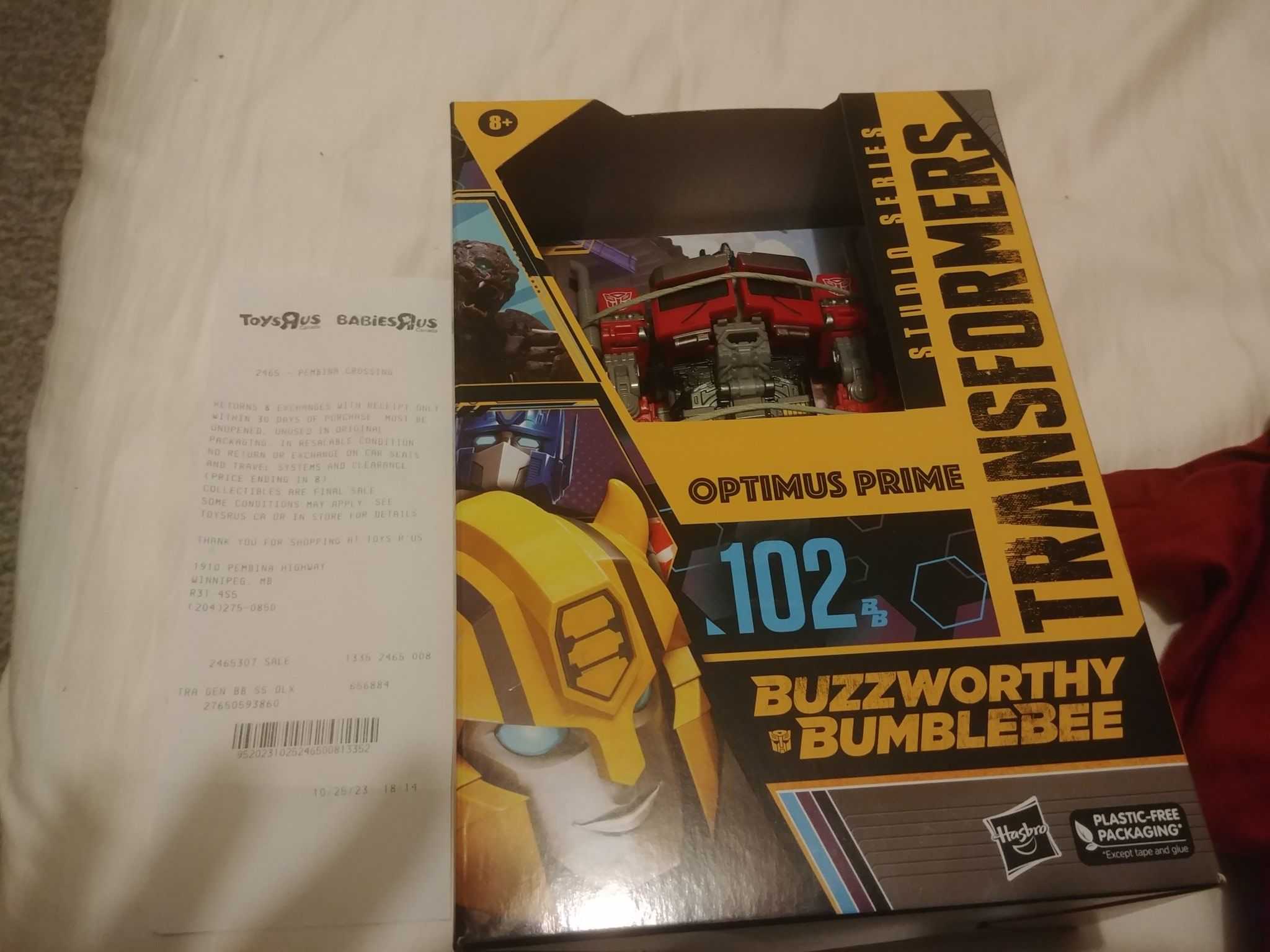 Transformers Buzzworthy Bumblebee Studio Series SS-102 Rise Of The Beasts Optimus Prime Out In ...