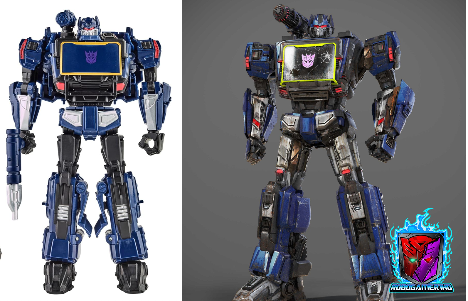 Comparison between Reactivate Soundwave's Toy and Game Model - Children ...
