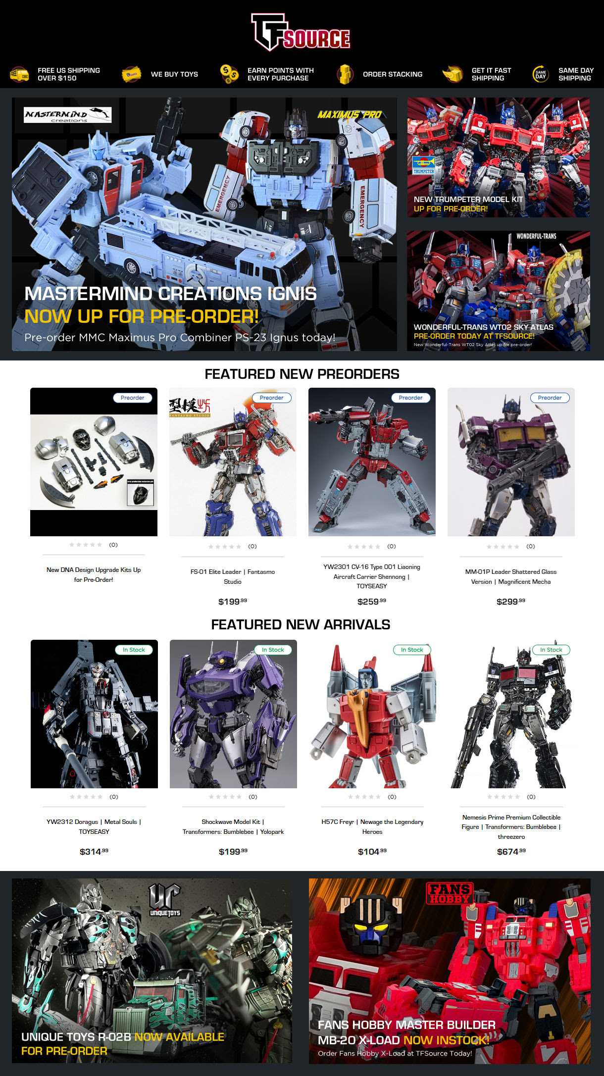 TFSource News – MMC Ignis, DNA Upgrade Kits, FH X-Load, Wonderful-Trans ...