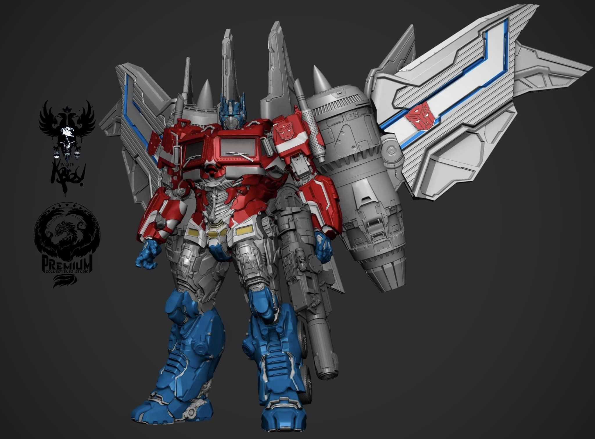 Premium Collectibles Studio Optimus Prime Statue Sneak Peek - Children ...