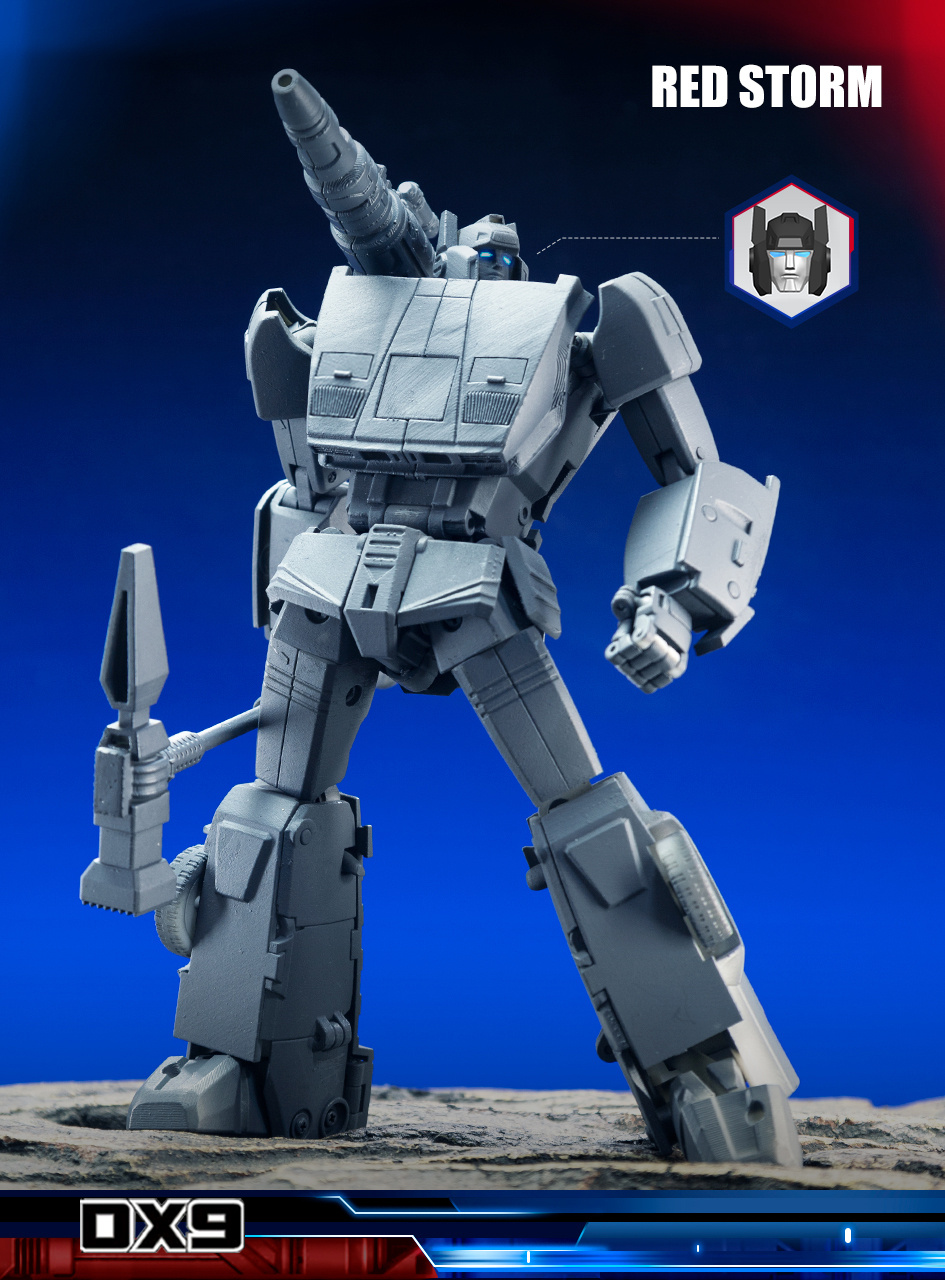 DX9 Red Storm (Masterpiece Scale G1 Sideswipe) Prototype Images ...