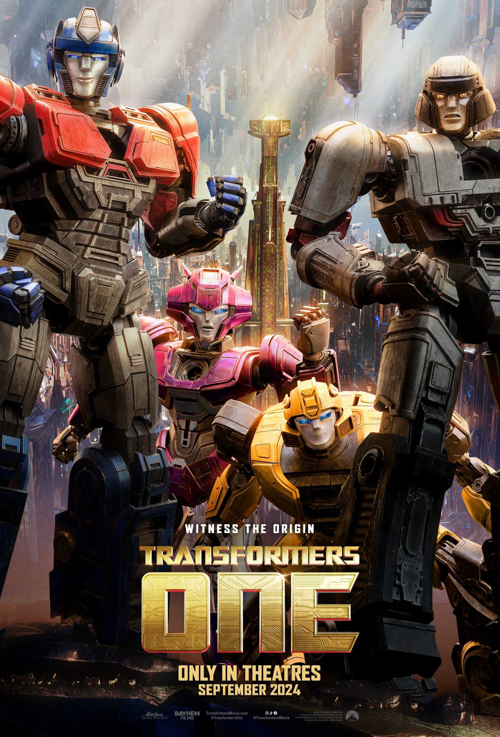 Transformers ONE Movie Poster Revealed - Children of Primus