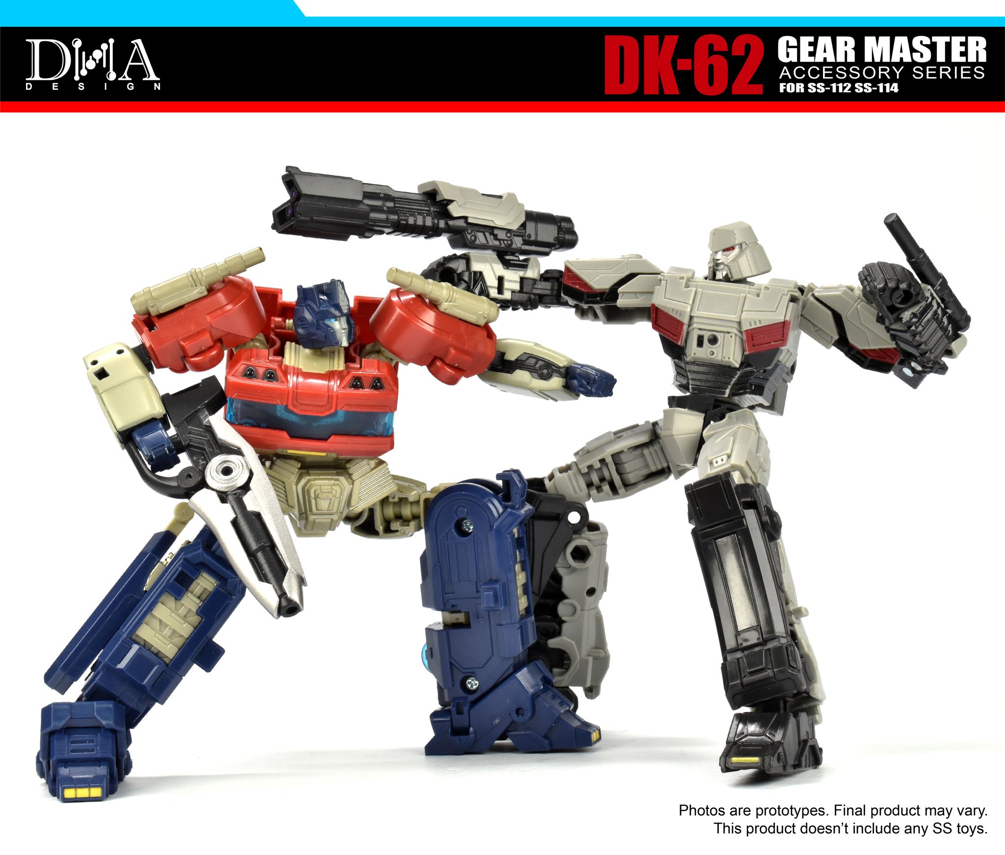 DNA Design Studio Series TF One Optimus Prime & Megatron DK-62 Gear ...