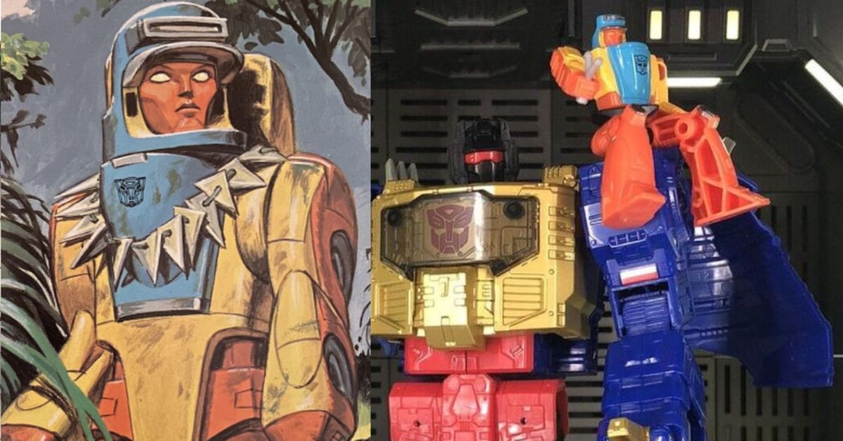 TFORMERS – G2 Grimlock And Wheelie In-Hand Images of Transformers Age ...