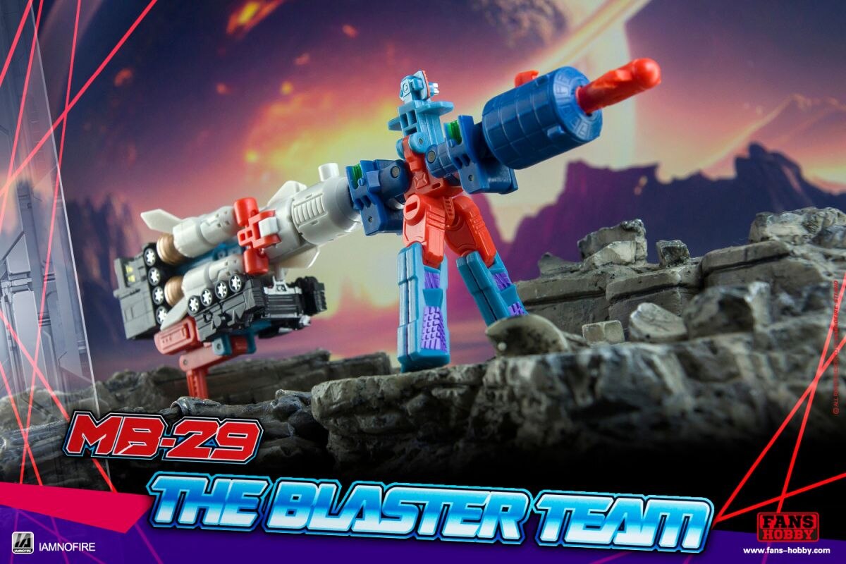 TFORMERS – Fans Hobby MB-29 The Blaster Team Impact Gun Squad Toy Photography by IAMNOFIRE ...