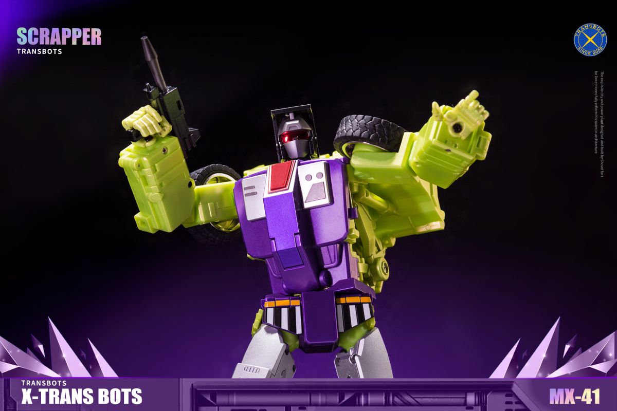 TFORMERS - MX-41 Ground Bite (MP Scrapper) In-Hand Images of X ...