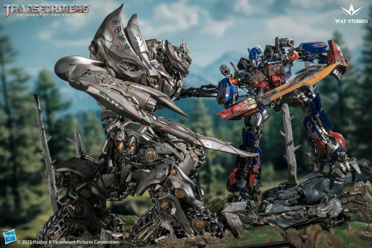 TFORMERS - Way Studios Revenge Of The Fallen Optimus Prime VS Megatron ...