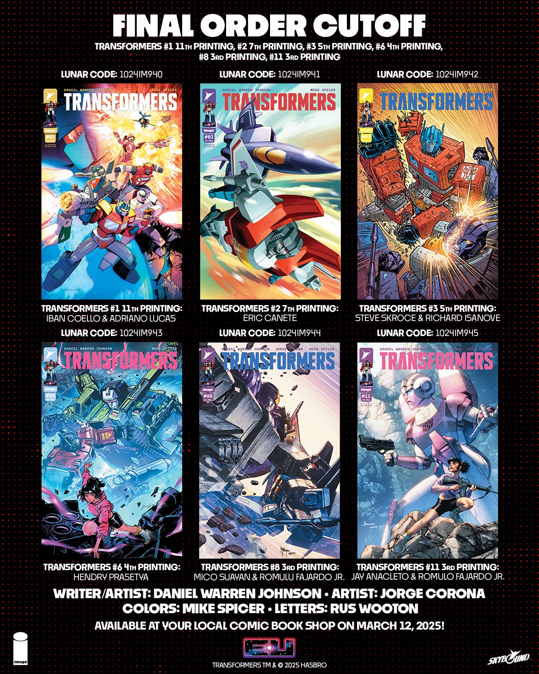 Skybound’s Transformers and Void Rivals, Issue #1 Additional Printings ...