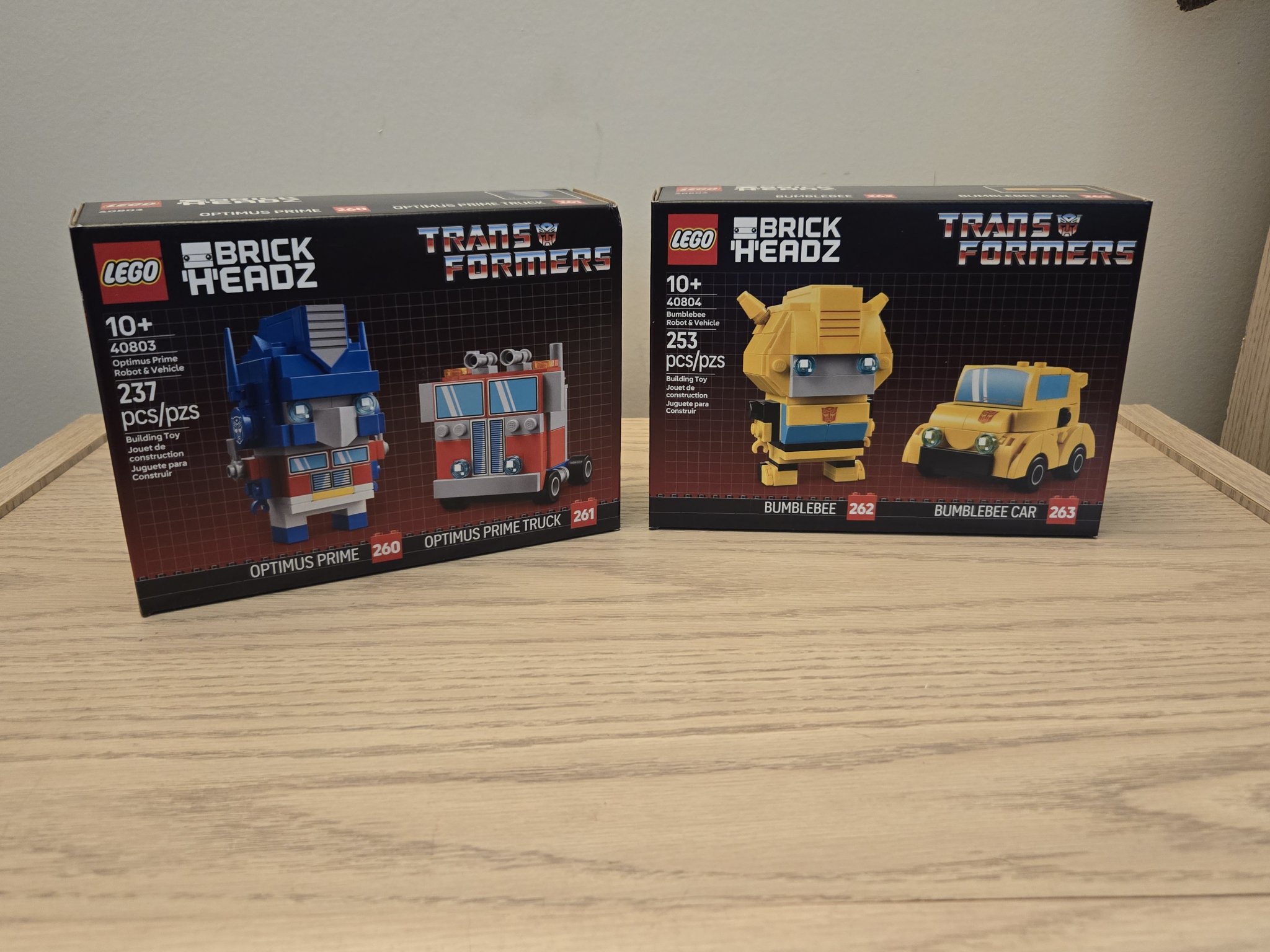 Lego Brickheadz Transformers Optimus Prime and Bumblebee Out At US ...