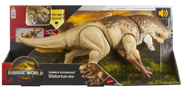Jurassic World Rebirth Rumble 'n Rampage Distortus Rex Available At ...