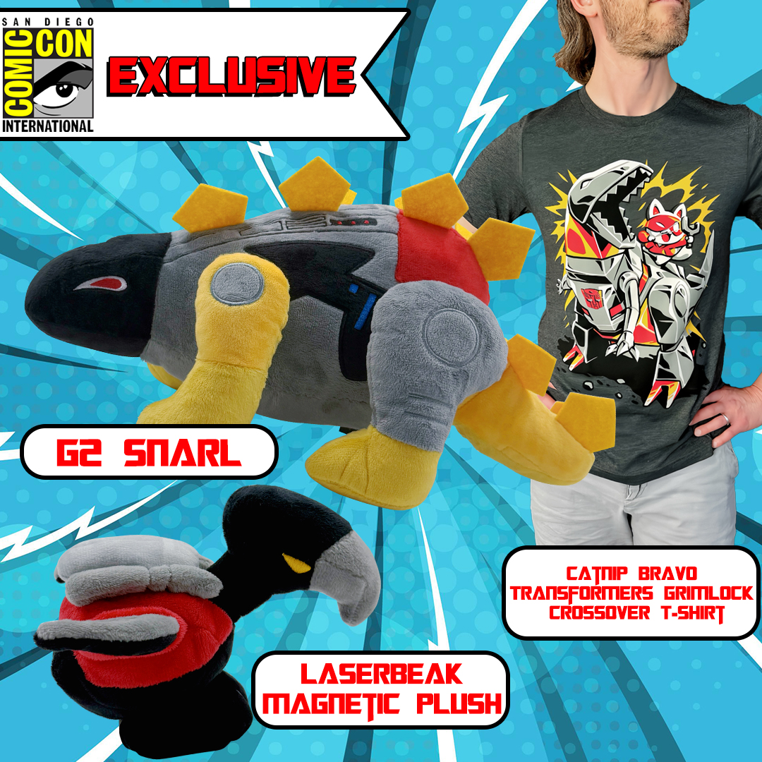 Symbiote Studios Transformers G2 Snarl Plush and Catnip Bravo x ...