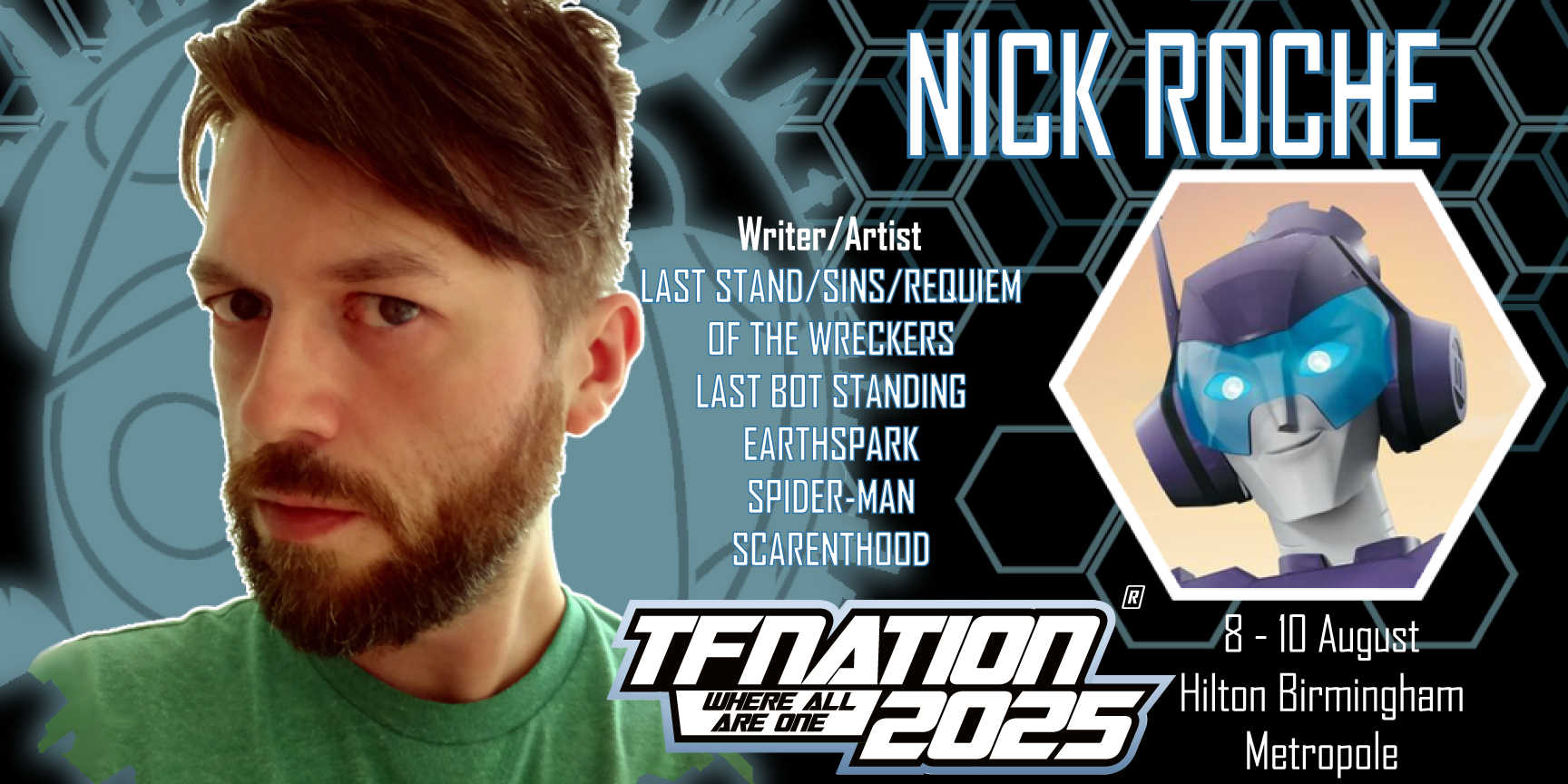 Nick Roche To Attend TFNation 2025 - Children of Primus