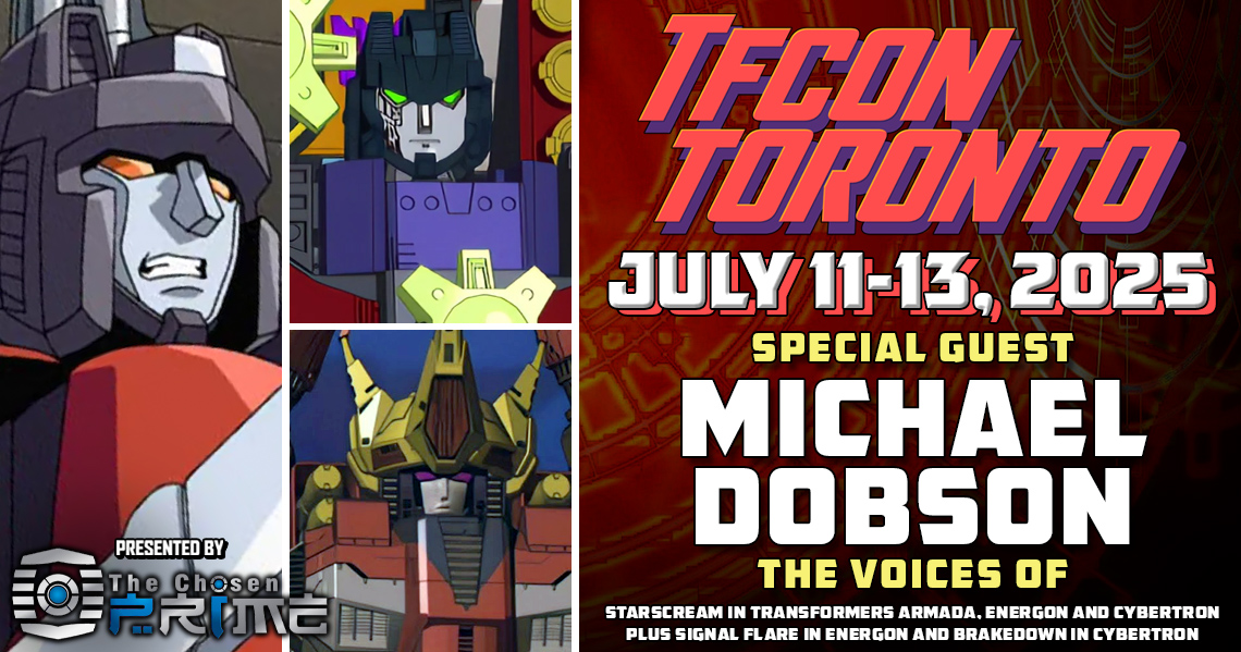 Transformers voice actor Michael Dobson to attend TFcon Toronto 2025 ...